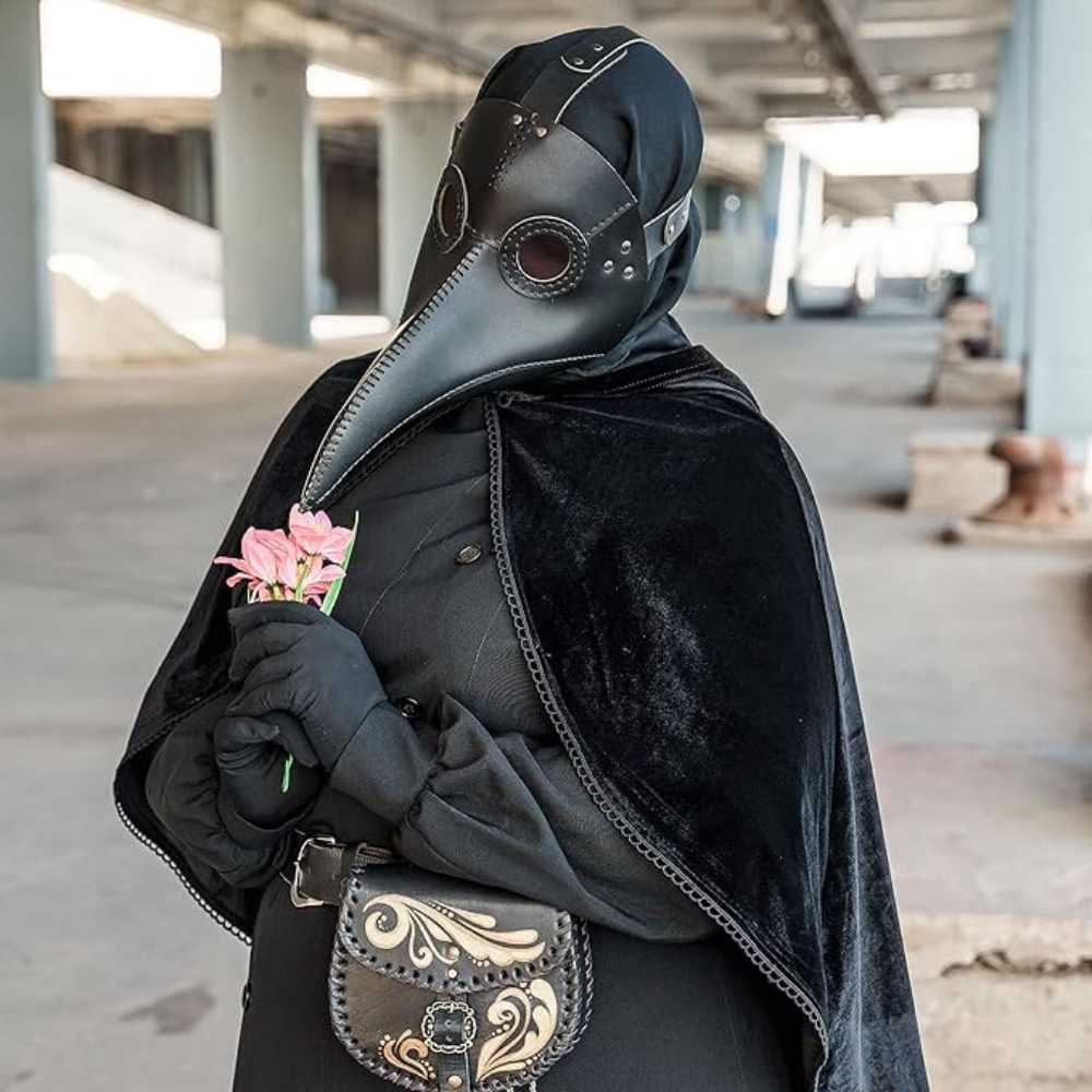 Black Plague Doctor Mask – Redstar Fancy Dress