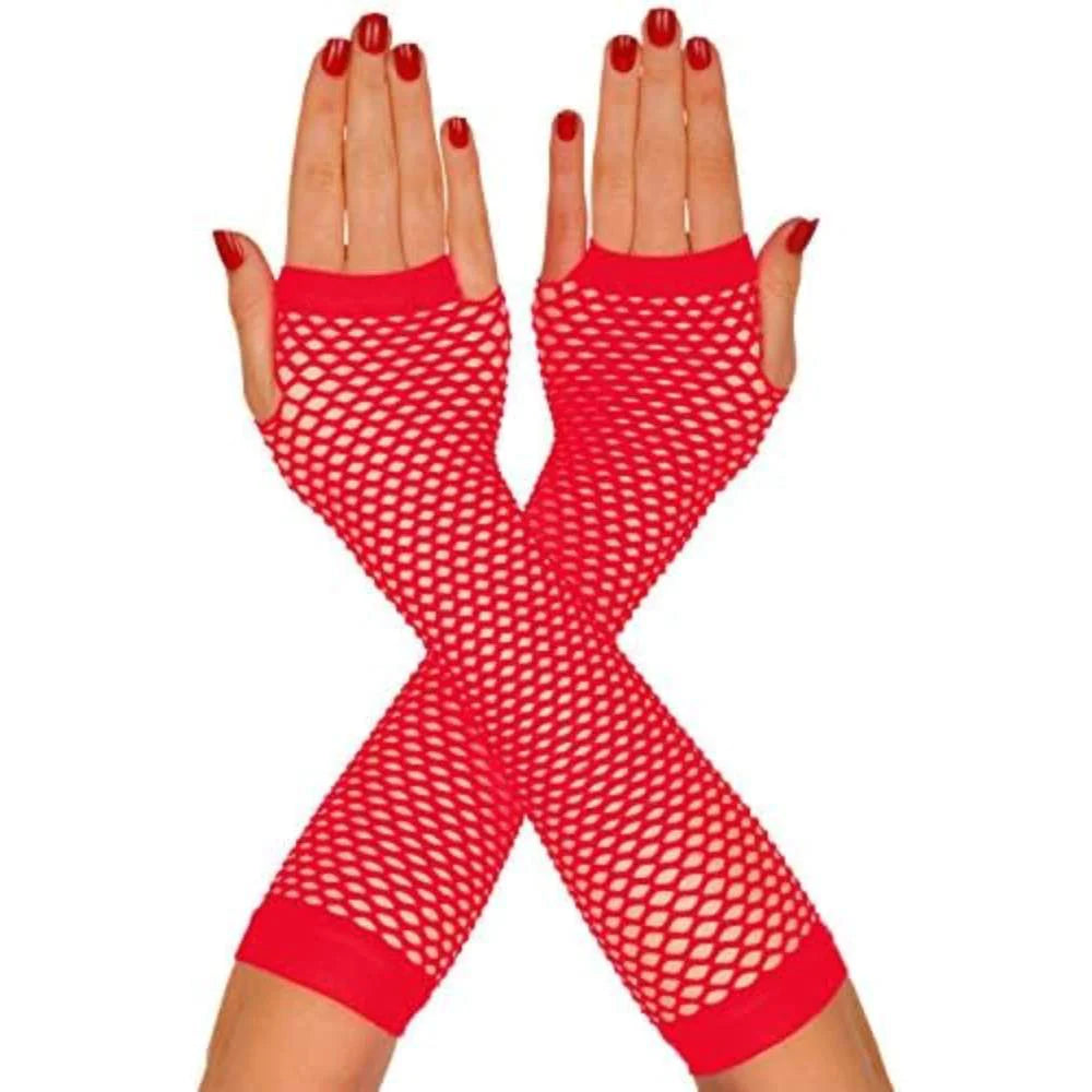 Fishnet Gloves UK - Wide Range of Colours – Redstar Fancy Dress