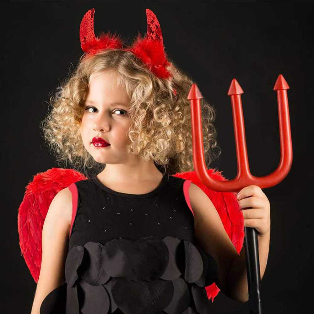 Red Sequin Devil Horns Headband – Redstar Fancy Dress