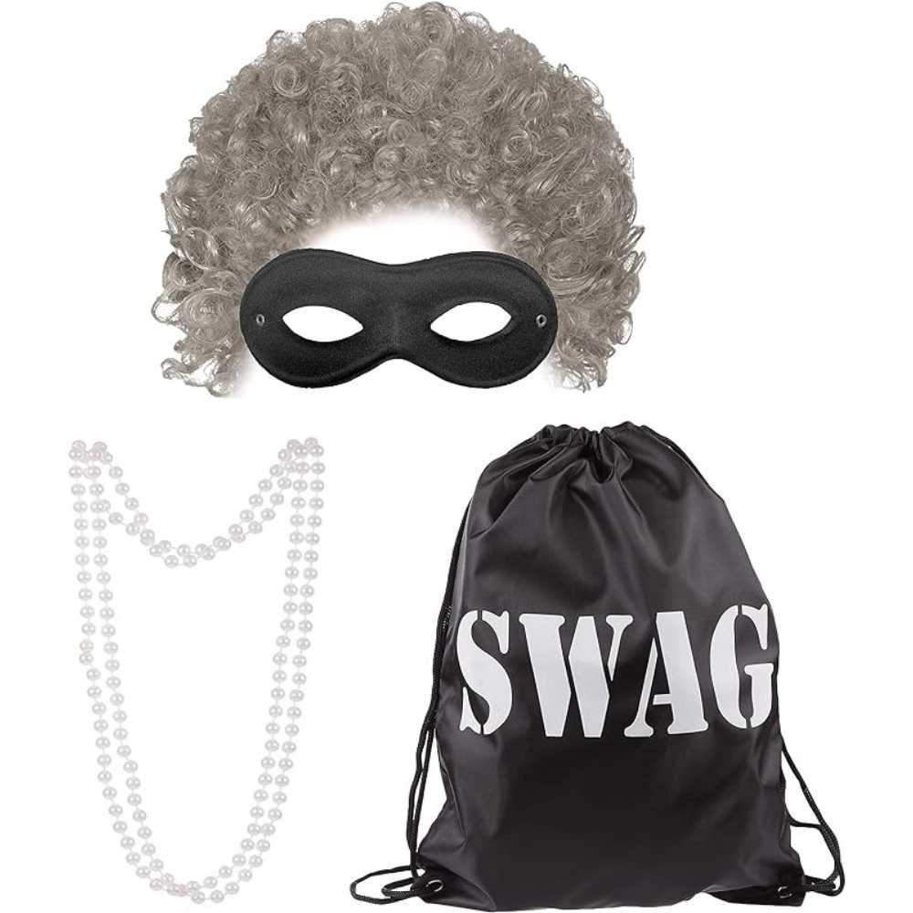4pc Gangsta Granny Costume Set – Redstar Fancy Dress