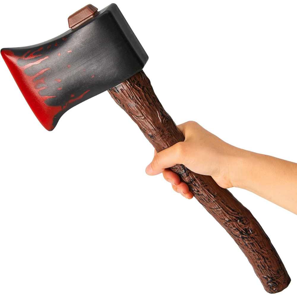 Plastic Axe With Blood Splatter – Redstar Fancy Dress