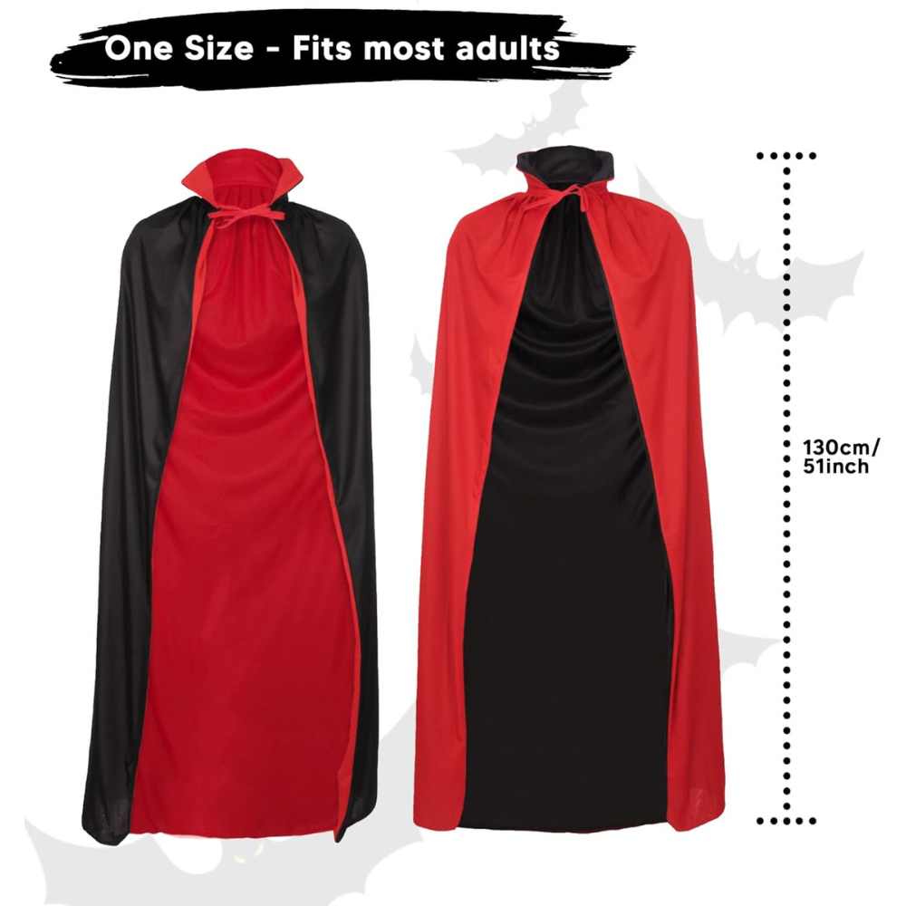 Adult Reversible Vampire Cape – Redstar Fancy Dress